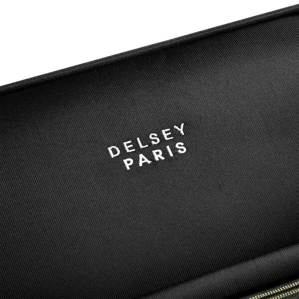 DELSEY PARIS Brochant 3 24-inch Expandable Spinner Suitcase - Deep Black