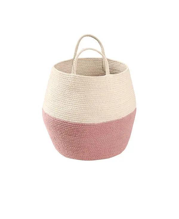 LORENA CANALS Zoco Basket - Natural/ Ash Rose
