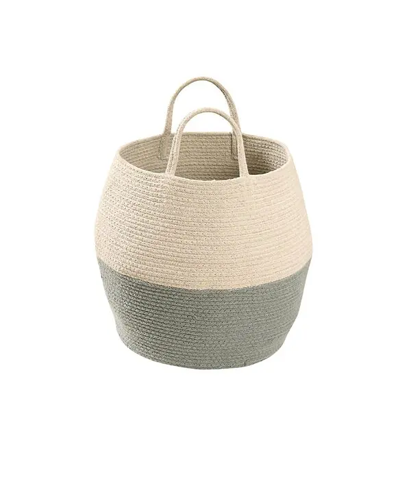 LORENA CANALS Zoco Basket - Natural/ Vintage Blue