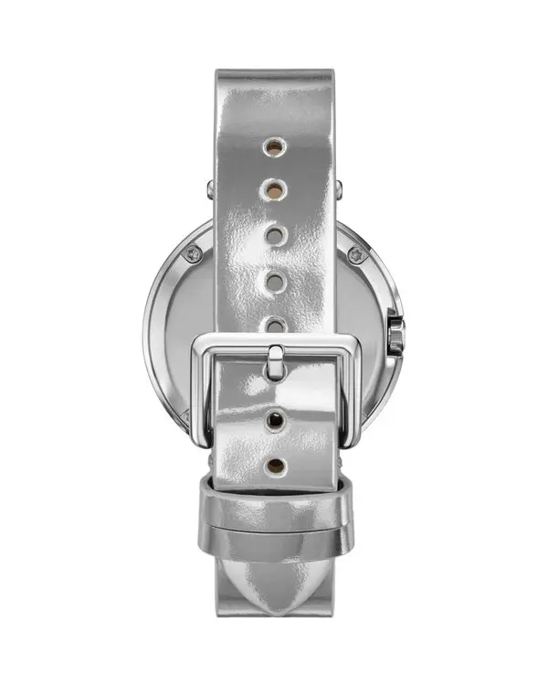 Tory Burch Pierced Two Hand Stainless Steel Watch - Silver/silver