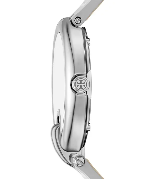 Tory Burch Pierced Two Hand Stainless Steel Watch - Silver/silver