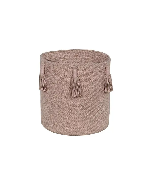 LORENA CANALS Woody Basket - Vintage Nude Linen