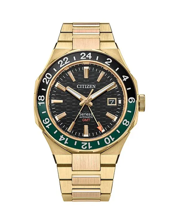 Citizen Series 8 Gmt Watch - Black/gold