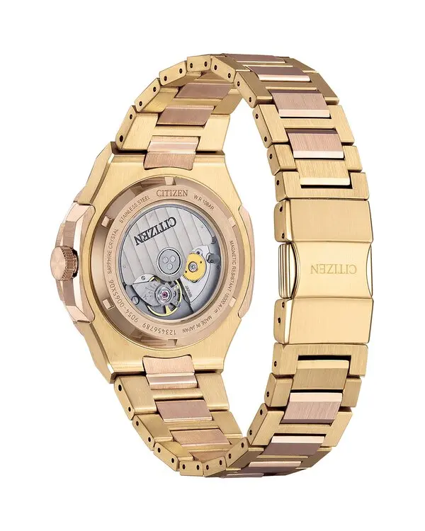 Citizen Series 8 Gmt Watch - Black/gold
