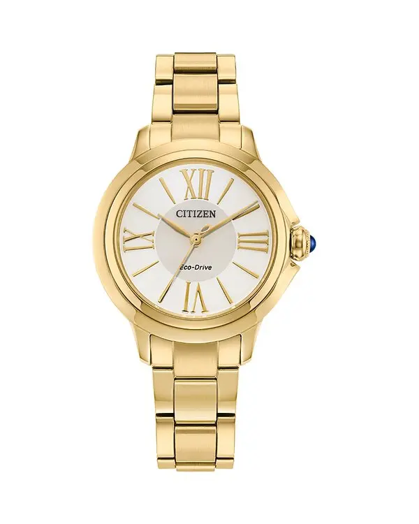 Citizen Eco Drive Classic Ceci Watch - White/gold
