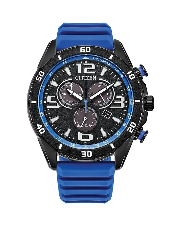 Citizen Brycen Chronograph, 45mm - Black/blue