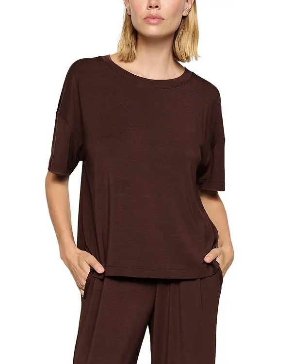 Eberjey Gisele Everyday T-shirt - Chocolate