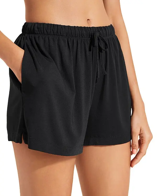 Eberjey Gisele Everyday Relaxed Shorts - Black