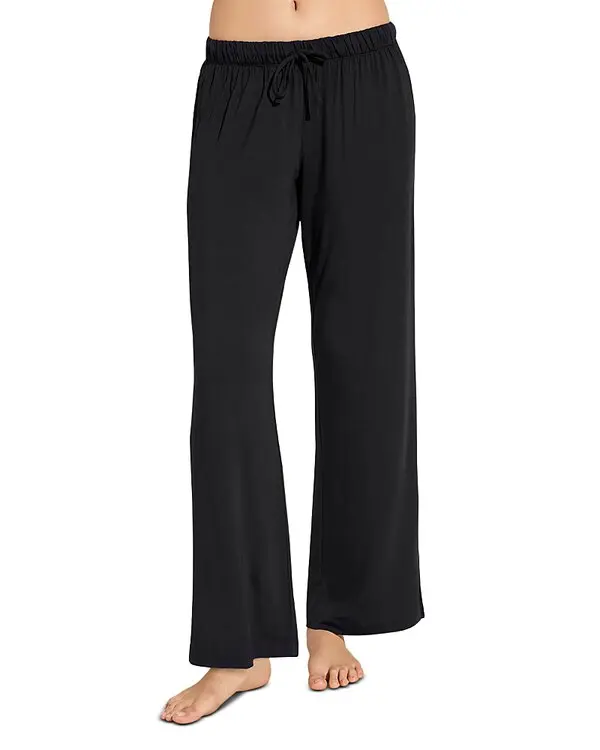 Eberjey Gisele Everyday Straight Leg Pants - Black