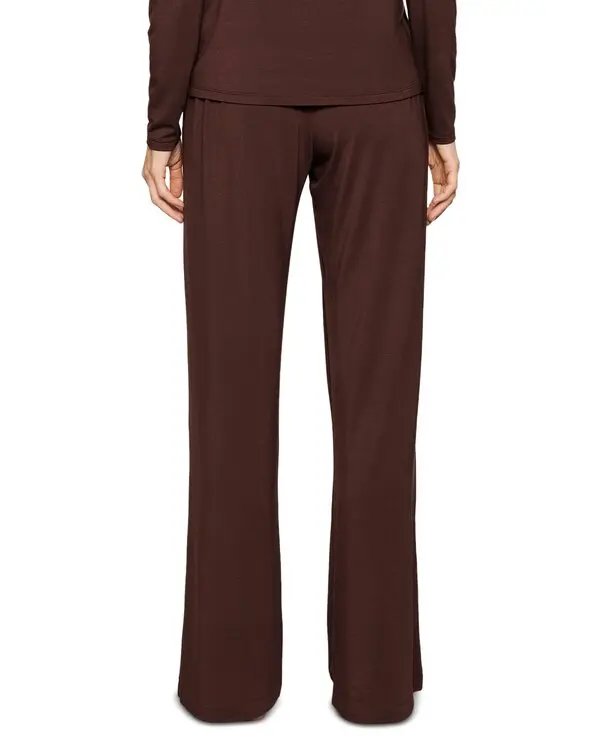 Eberjey Gisele Everyday Straight Leg Pants - Chocolate