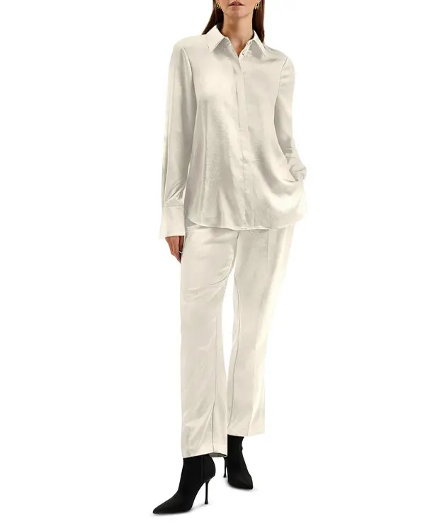 Ted Baker London Sonora Long Line Satin Shirt