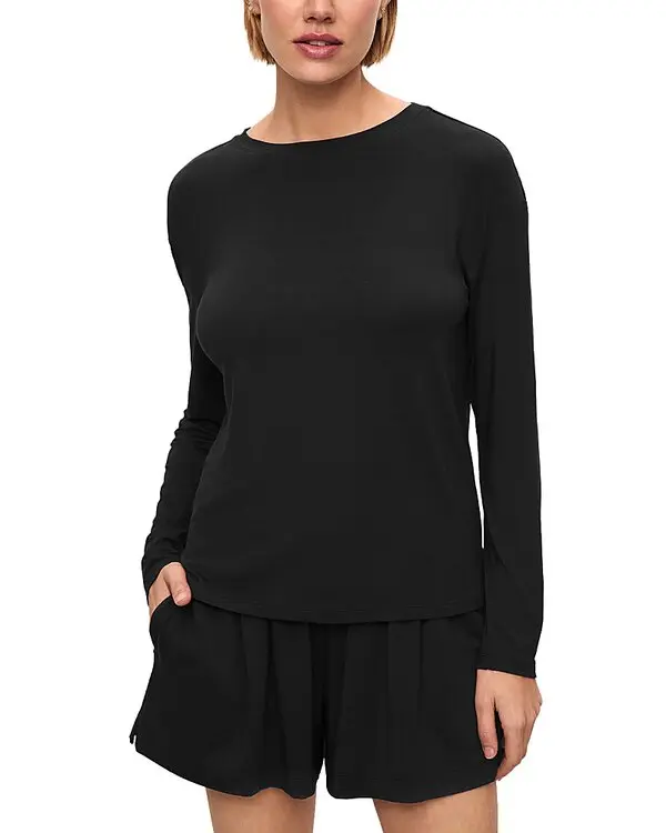 Eberjey Gisele Separates Long Sleeve - Black