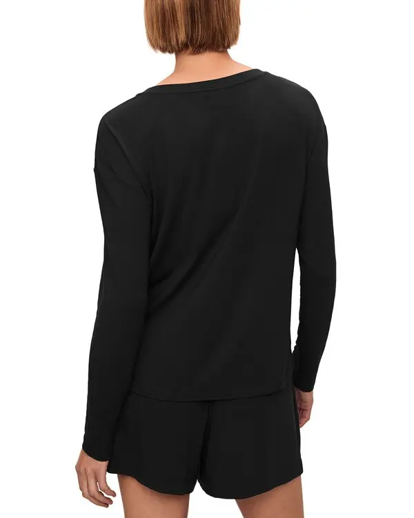 Eberjey Gisele Separates Long Sleeve - Black