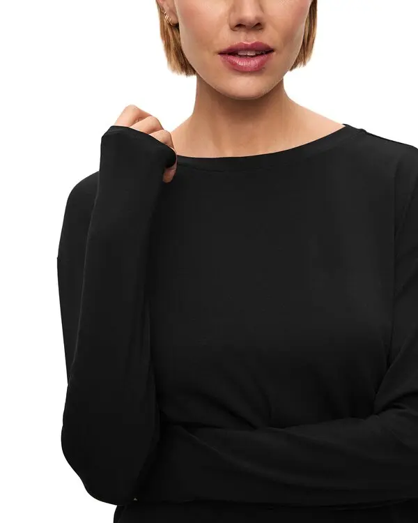 Eberjey Gisele Separates Long Sleeve - Black