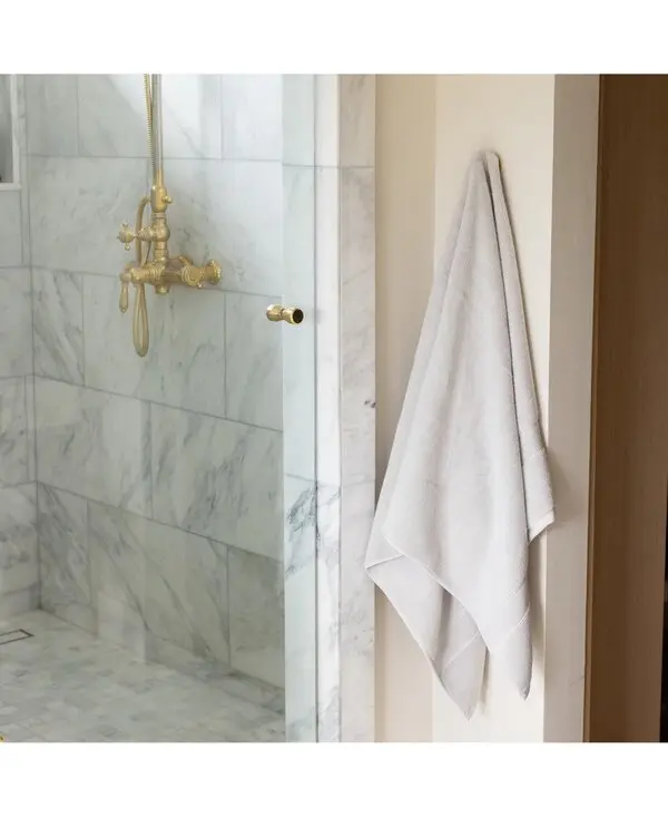 Cozy Earth Luxe Bath Towels, Set Of 2 - Light Grey