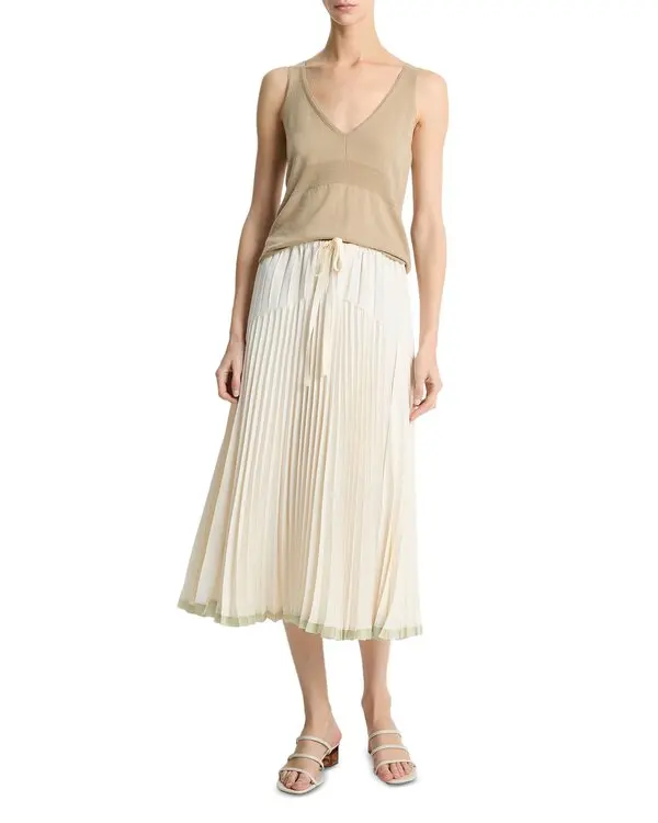 Vince Pleated Tiered Skirt - Bona