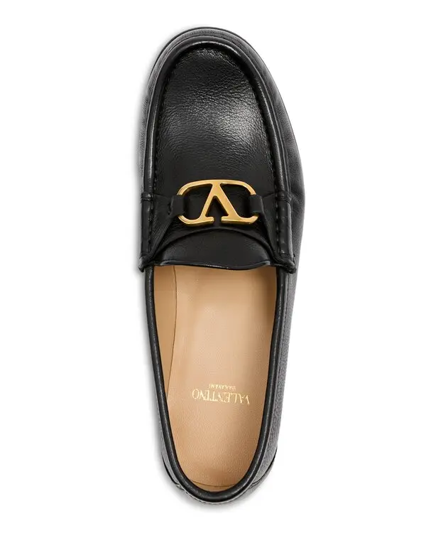 Valentino Garavani Vlogo Loafers - Black