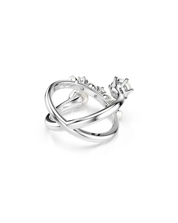 SWAROVSKI Matrix Cocktail Ring - White