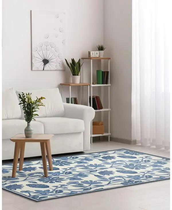 LUSH DECOR Liora Manne Capri Floral Vine Area Rug, 2' X 3