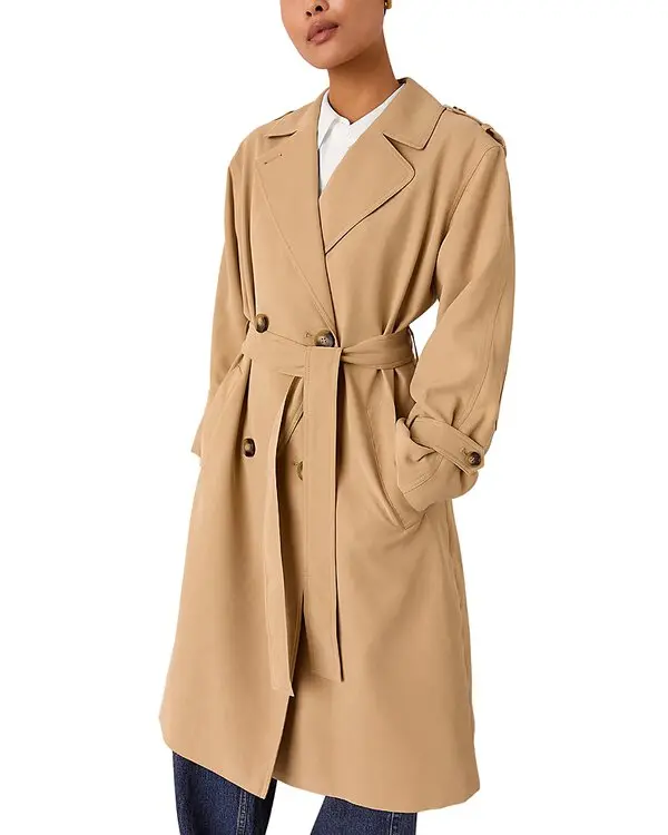 Whistles Petites Riley Trench Coat