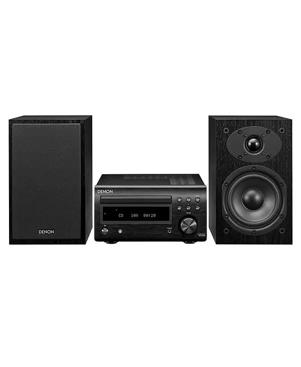 DENON D-m41 Hi-fi System With Cd, Bluetooth, And Am/fm Tuner - Black
