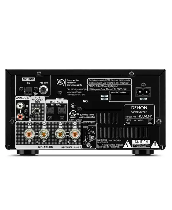 DENON D-m41 Hi-fi System With Cd, Bluetooth, And Am/fm Tuner