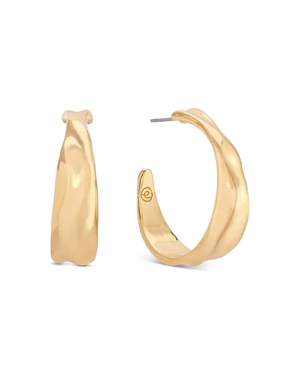 Ettika Liquid Lux Hoop Earrings - Gold