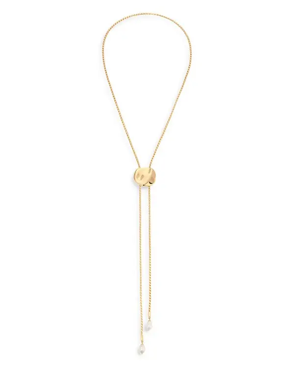 Ettika Liquid Lux Bolo Necklace - Gold
