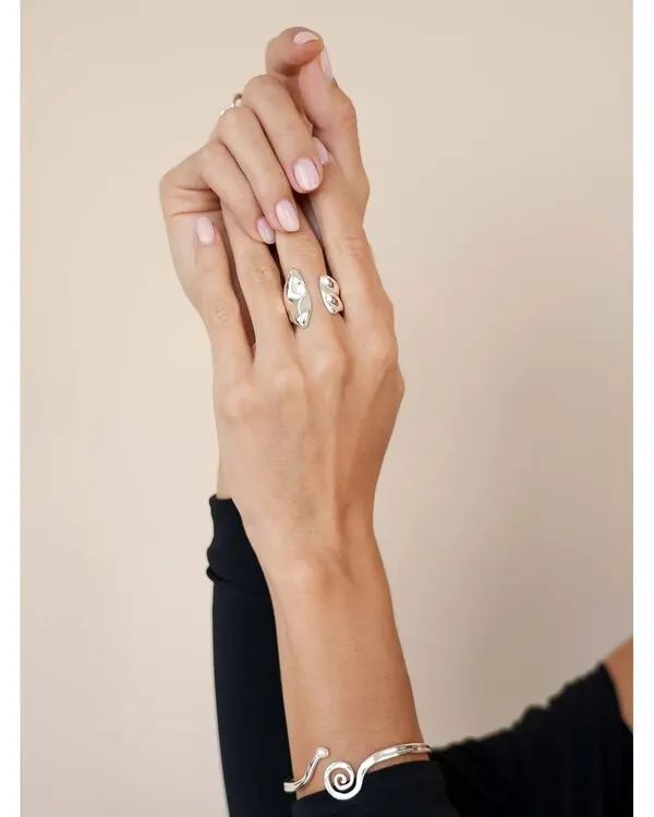 Ettika Plated Ring - Silver