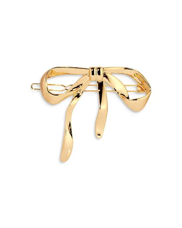 Ettika Organica Bow Hair Barrette - Gold