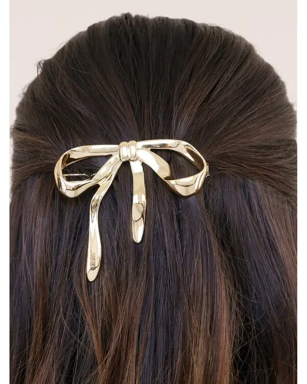 Ettika Organica Bow Hair Barrette