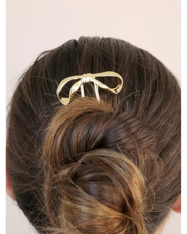 Ettika Organica Bow Hair Pin