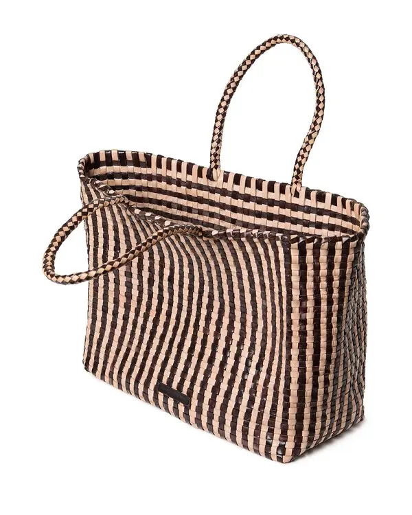 LOEFFLER RANDALL Small Woven Leather Tote