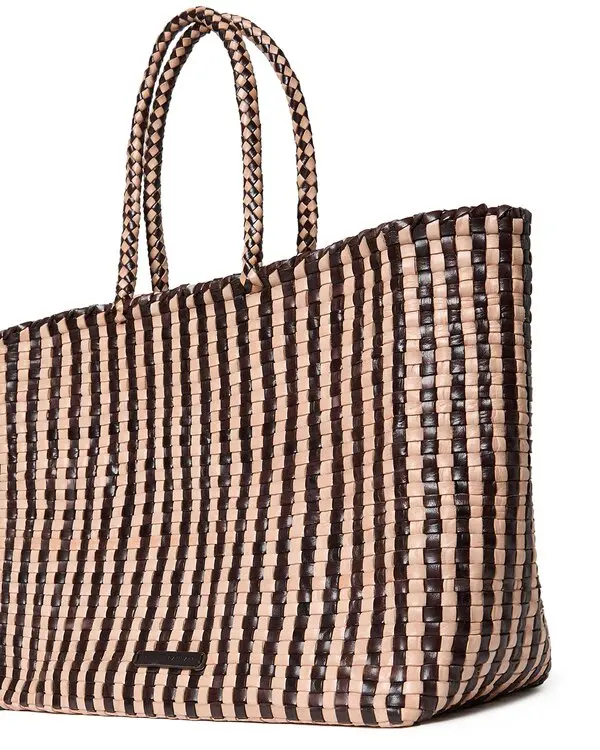 LOEFFLER RANDALL Small Woven Leather Tote
