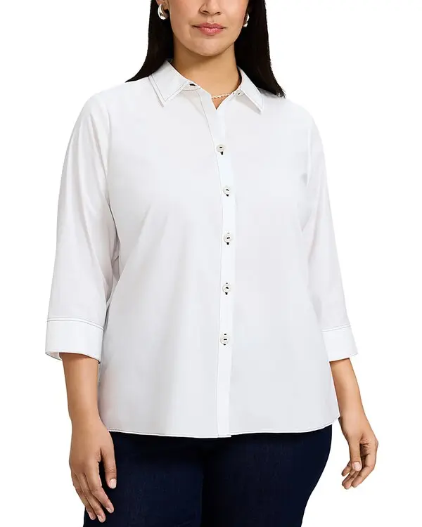 Foxcroft Kelly Stretch Shirt - White