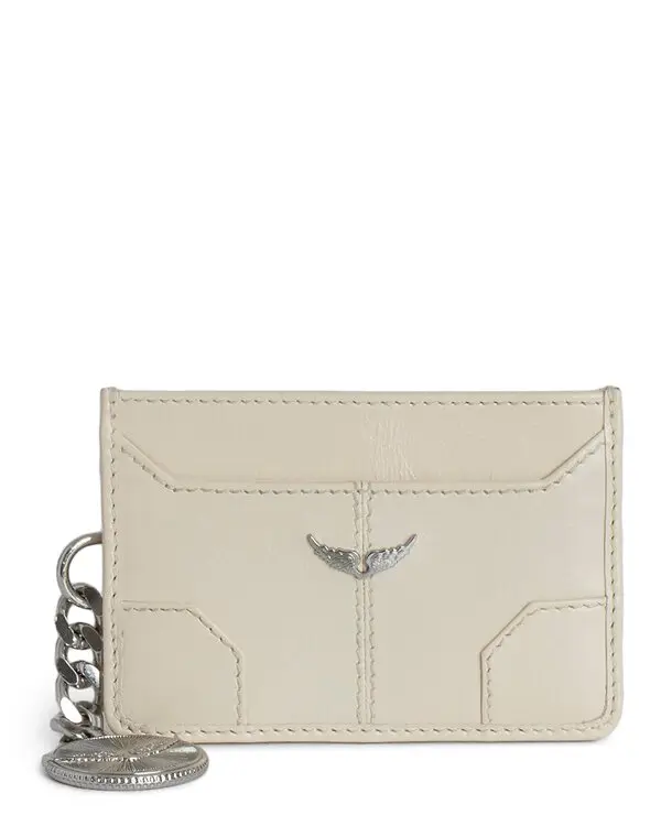 Zadig&Voltaire Sunny Pass Leather Card Holder - Flash