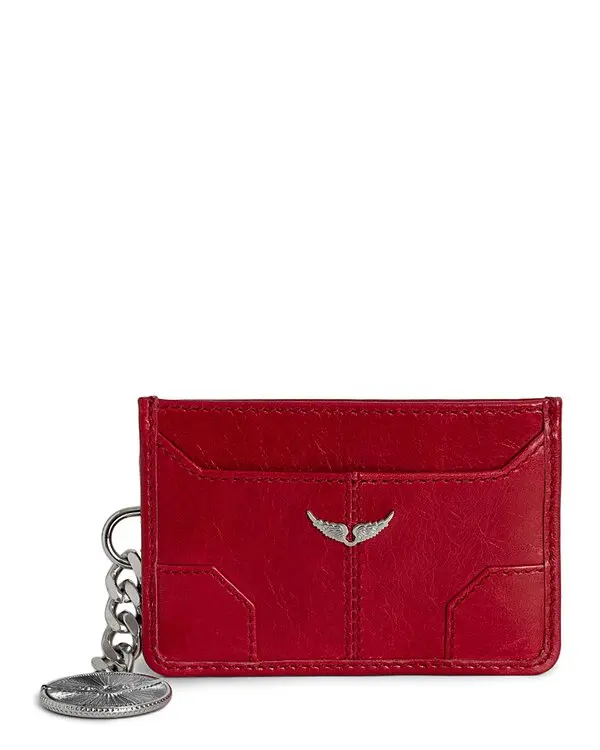 Zadig&Voltaire Sunny Pass Leather Card Holder - Power