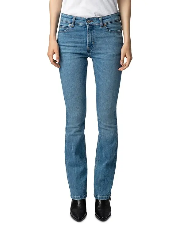 Zadig&Voltaire Eclipse Straight Leg Jeans - Blue