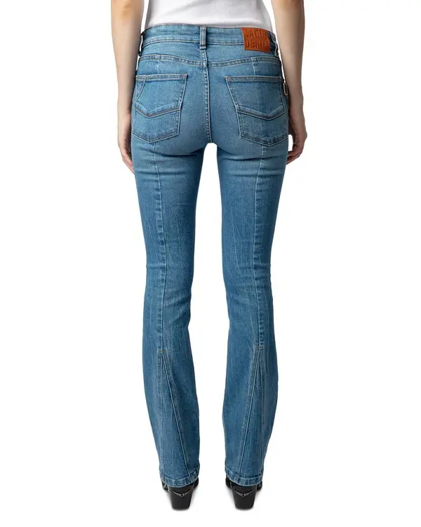 Zadig&Voltaire Eclipse Straight Leg Jeans - Blue