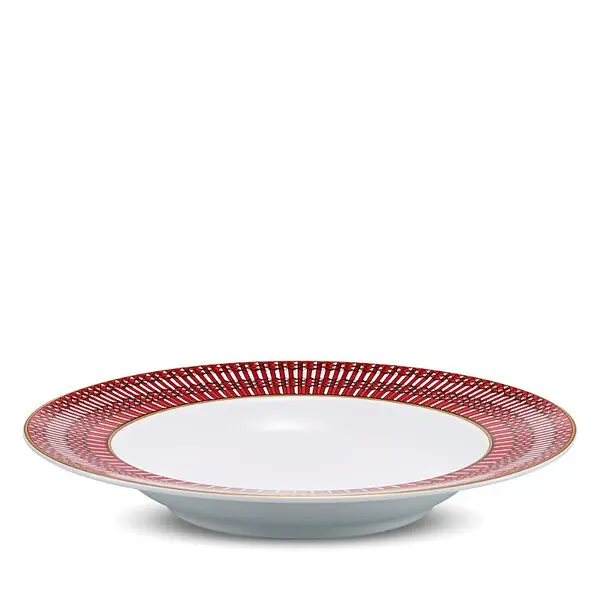 THE MARTHA, BY BACCARAT Arcadia Red Soup Plate, Set Of 2 - No Color