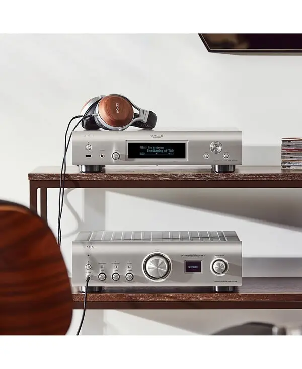 DENON Dnp-2000ne Network Player With Ultra Al32 Processing And Heos Built-in - Silver