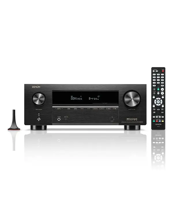 DENON Avr-x3800h 9.4 Channel 8k Home Theater Receiver Imax Enhanced With Dolby Atmos/dts:x And Heos Built-in - Black