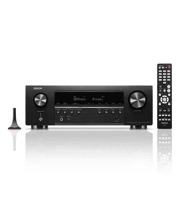 DENON Avr-s770h 7.2 Channel 8k Home Theater Receiver With Dolby Atmos & Heos Built-in - Black