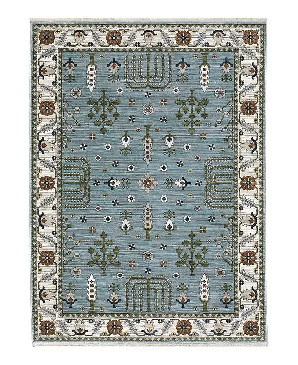 ORIENTAL WEAVERS Keira Kei06 Area Rug, 6'7 X 9'6 - Blue