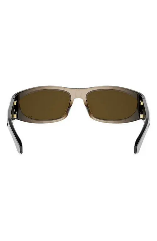 Dior Very S3i 61mm Square Sunglasses - Dark Brown/other/brown