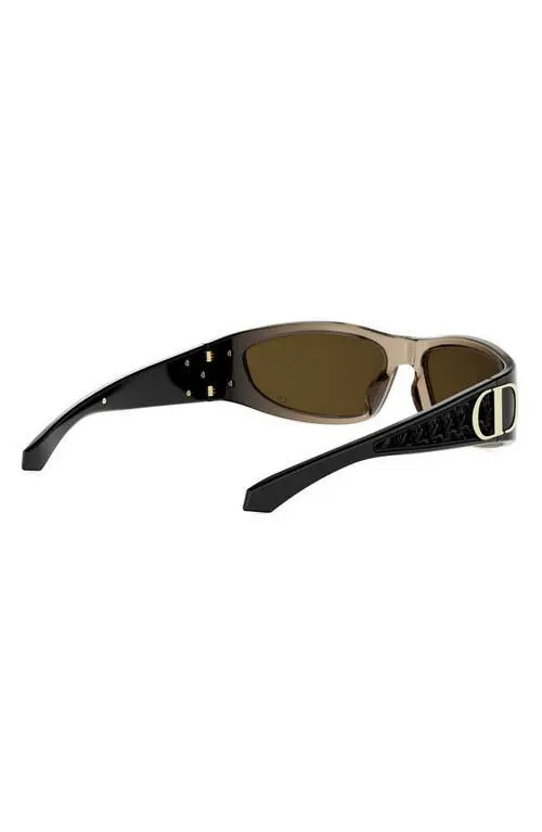 Dior Very S3i 61mm Square Sunglasses - Dark Brown/other/brown