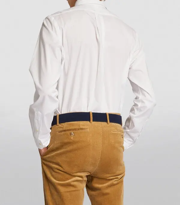 Polo Ralph Lauren Suede Debossed Logo Belt