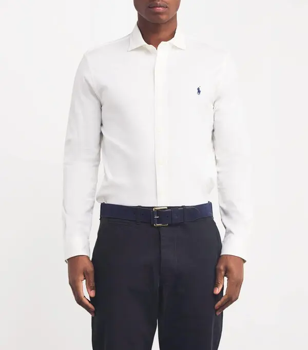 Polo Ralph Lauren Suede Debossed Logo Belt