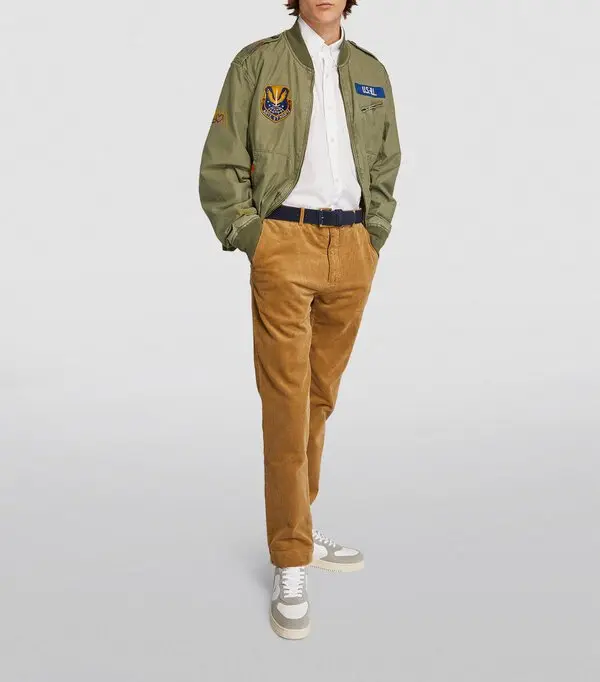 Polo Ralph Lauren Suede Debossed Logo Belt