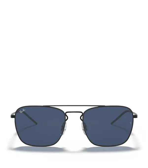 Ray-ban Metal Square Sunglasses - Black